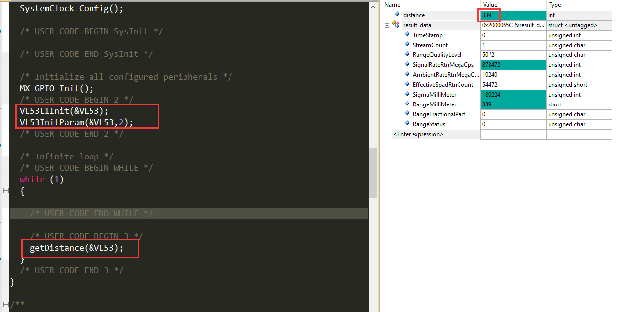 VL53L1X移植到STM32实战记录，使用软件IIC(附源代码)_vl53l1x代码-CSDN博客