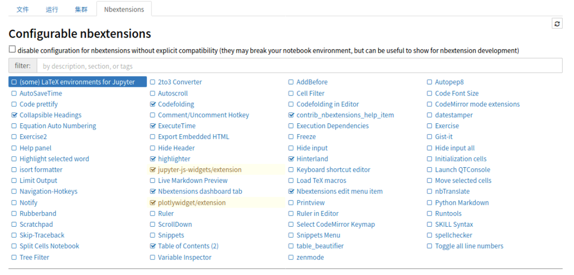安装Jupyter NbExtensions Configurator插件-CSDN博客