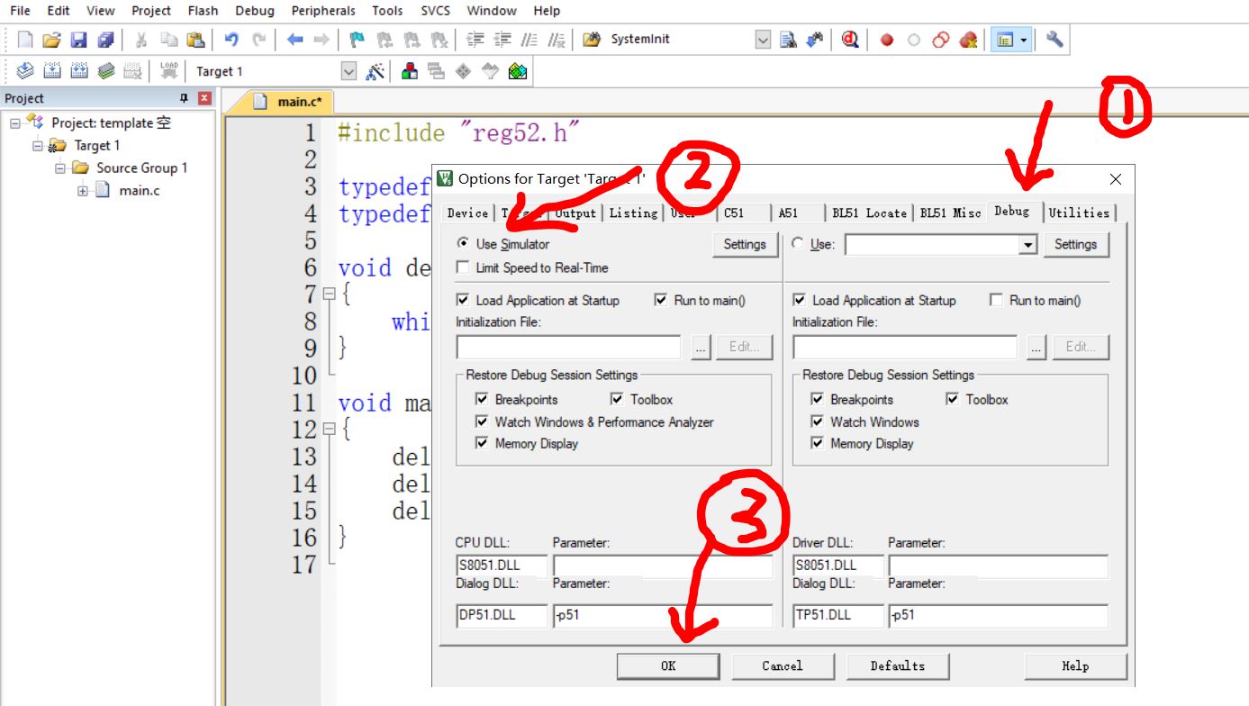 51单片机学习笔记（10）——Keil延时软件仿真_keil delay函数-CSDN博客