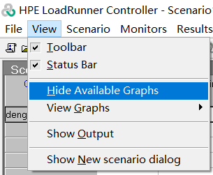loadrunner中 available graphs 显示图形_controller中的available graphs右边区域怎么不显示 ...
