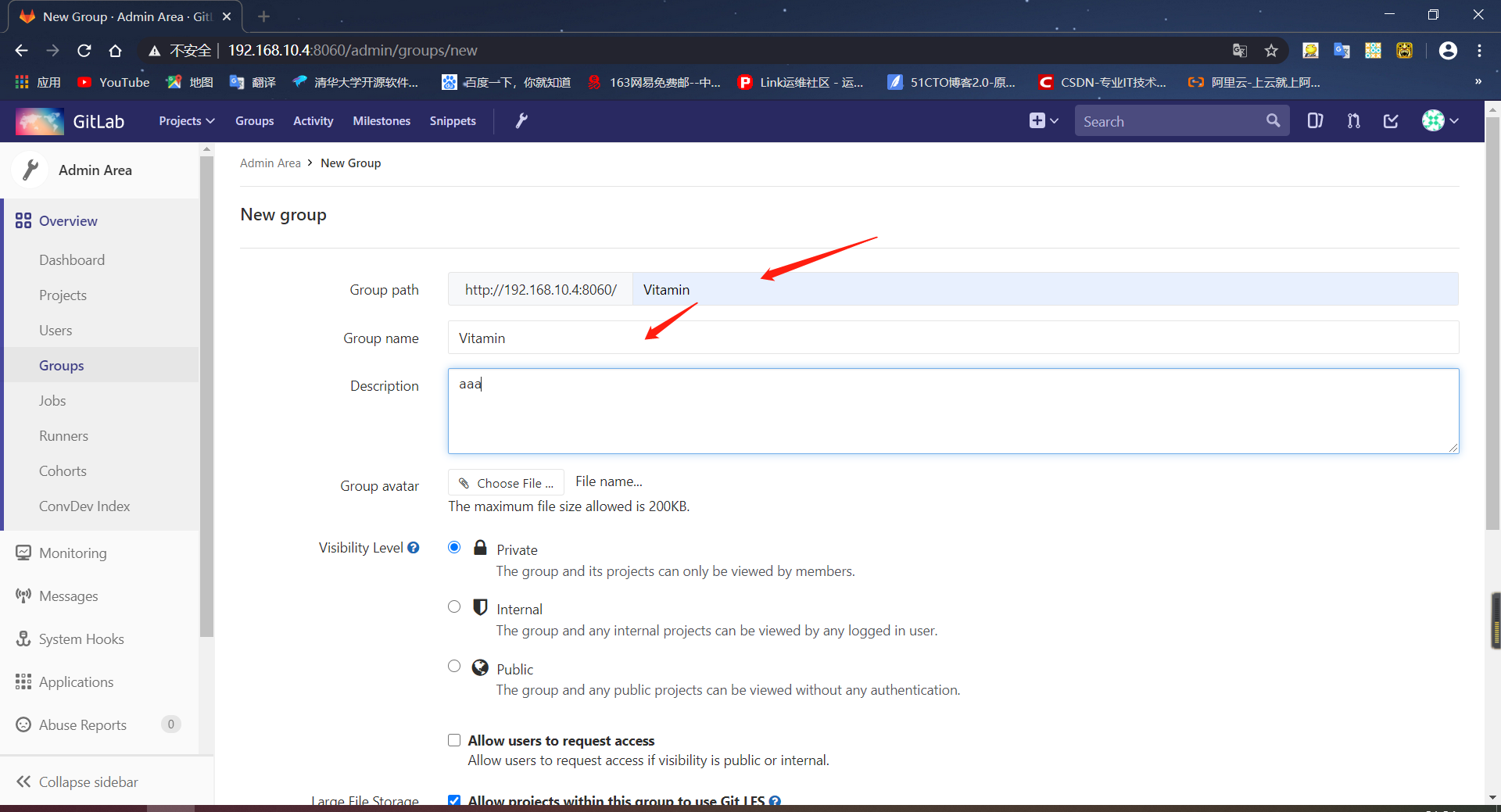 持续集成之Gitlab部署与应用_gitlab 8060-CSDN博客