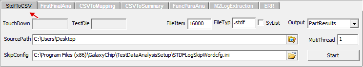 TestDataAnalysis软件StdfToCSV转换使用说明_stdf说明-CSDN博客