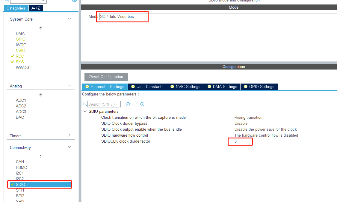 STM32 Cube系列之SDIO（三）_sdio init clk div-CSDN博客