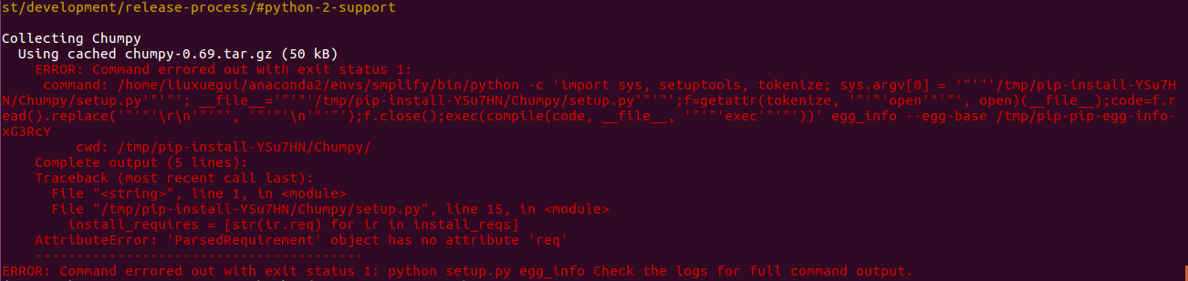 ubuntu 安装chumpy_chumpy安装-CSDN博客