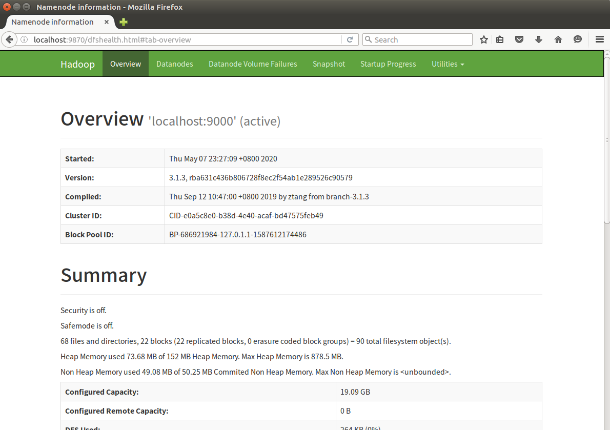 利用Web界面管理HDFS_hdfs web页面访问管理 hdfs 3.0-CSDN博客