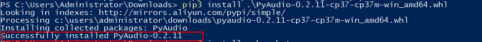 python3 安装pyaudio_pyaudio-0.2.11-cp310下载-CSDN博客