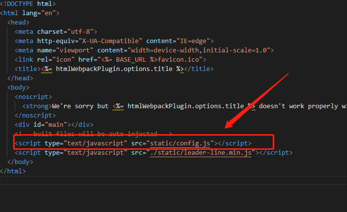 【vue】在index.html引入js文件失效解决方法_vue在index.html中引入js,在main.js中使用包undefined-CSDN博客