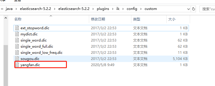 When Java to create a model elasticsearch, and how to configure ik word ...