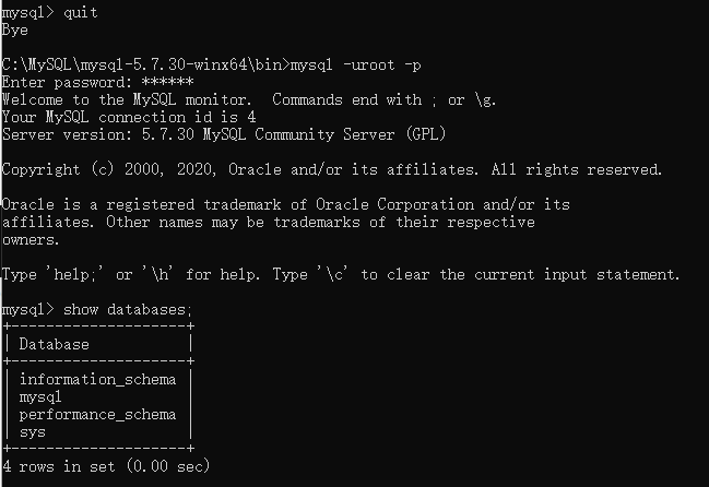 Win10 64位 MySQL 5.7.30安装教程_win10 mysql-5.7.30-winx64安装教程-CSDN博客