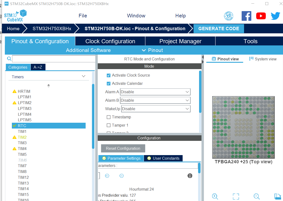 stm32 RTC 应用 cubeMX配置_active clock source stm32-CSDN博客