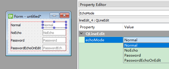 【QTdesigner】课时32.QLineEdit控件与回显模式（EchoMode）【pyqt5+QTdesigner模式】-CSDN博客
