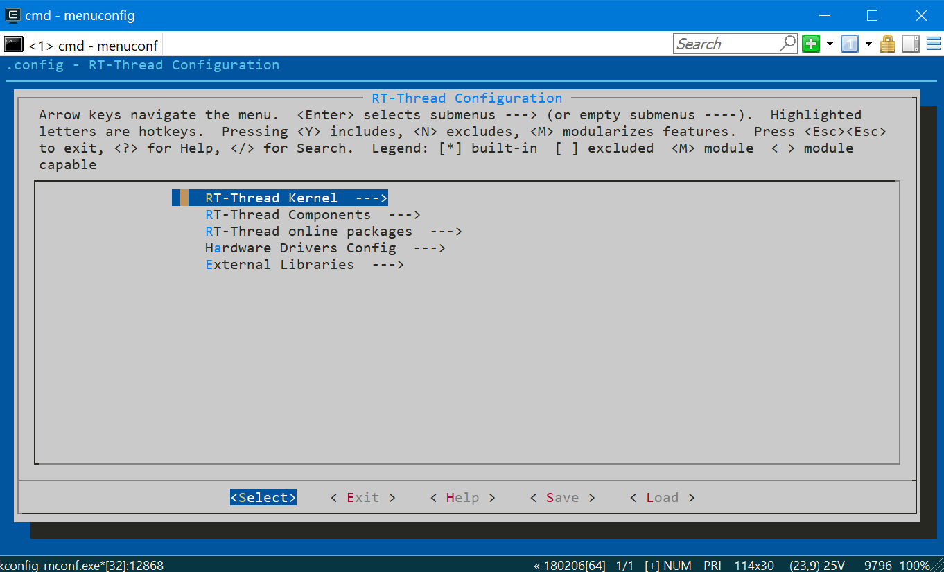 RT-Thread Kconfig结构_rtthread kconfig-CSDN博客