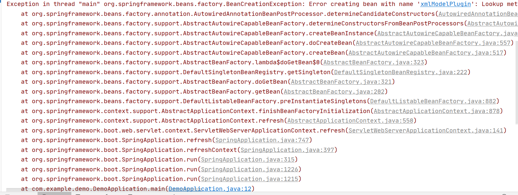 Error creating bean with name ‘xxx‘: Lookup method resolution failed； nested exception is java ...