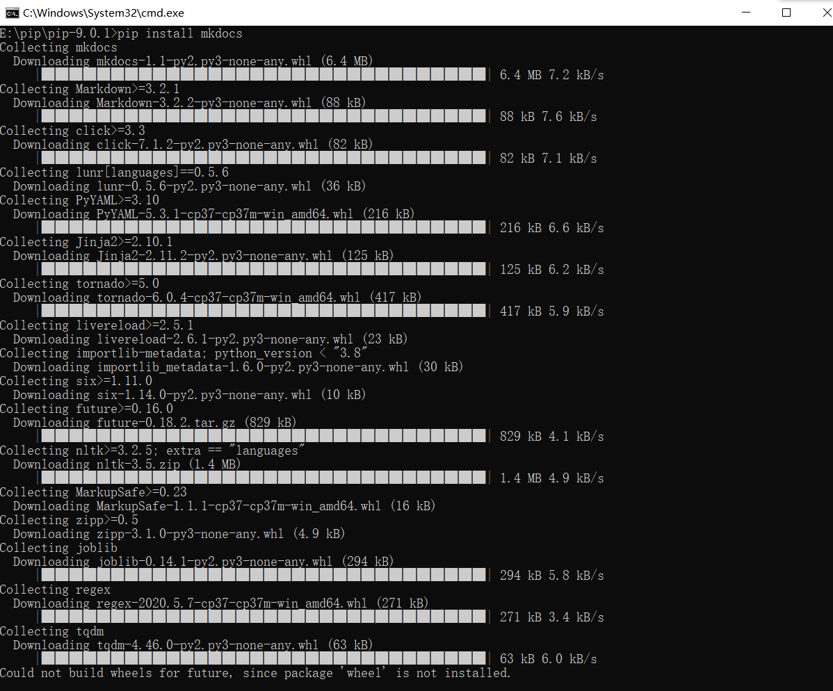 windows安装创建mkdocs项目_windows 安装mkdocs-CSDN博客