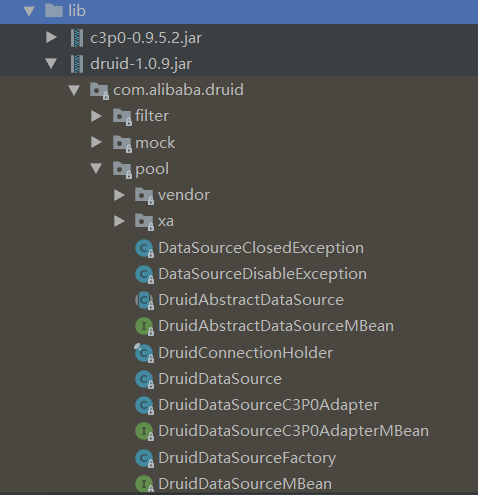 java用druid连接池与数据库建立链接时无法使用createDataSource（）方法问题_errorcreatedatasourceexception: druid create ...