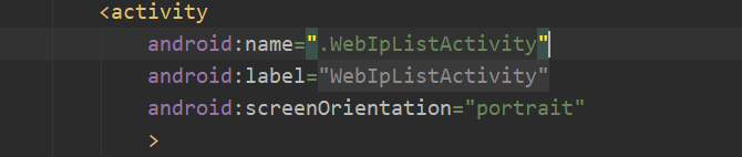 android studio 使用 android:screenOrientation="portrait"，android:screenOrientation="landscape" 报红 ...