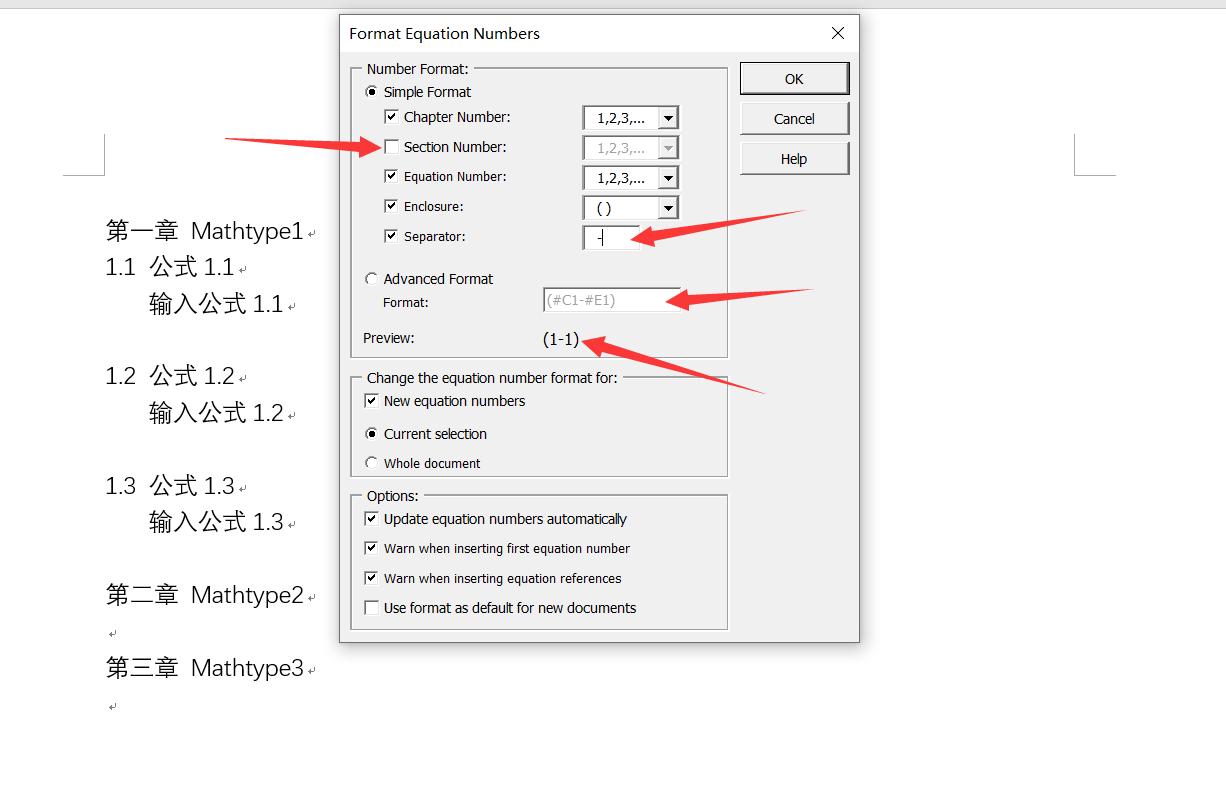在word文档中使用MathType6.9给公式输入编号_mathtype 6.9公式编号_H速写不读书H的博客-CSDN博客