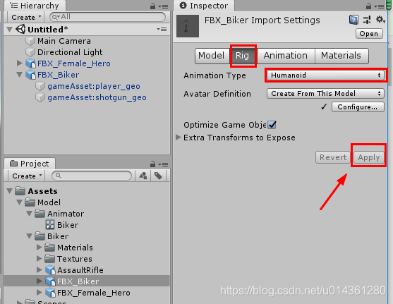 Unity Mecanim动画系统 之 模型动画的复用(动画重定向)功能的简单实现unity动画重定向 Csdn博客