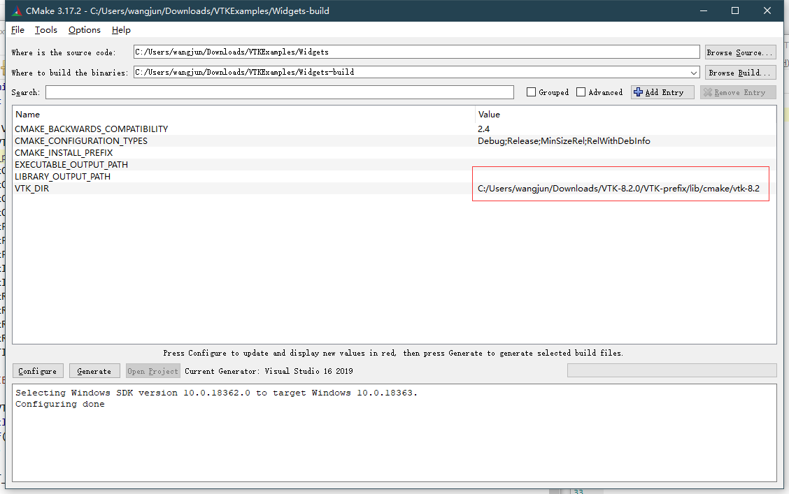 编译使用VTK官网的VTKExamples_vtk example-CSDN博客