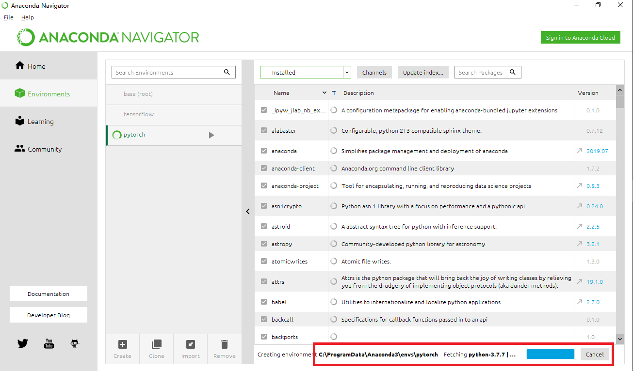 用Anacorda安装Pytorch 并在Pycharm中添加interpreter_ancorda-CSDN博客