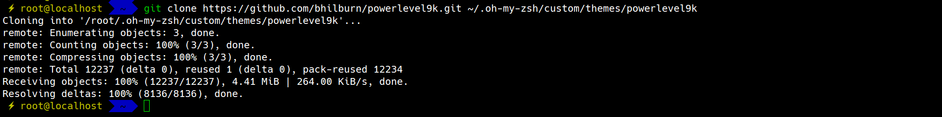 Centos7通过oh-my-zsh安装powerlevel9k和powerlevel10k_hack nerd font mono-CSDN博客