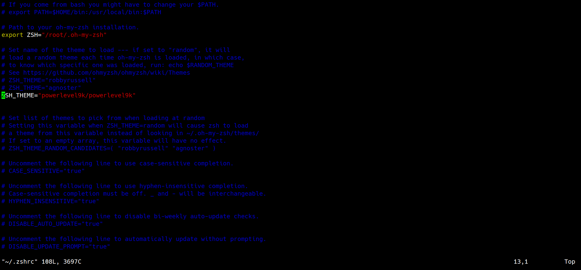 Centos7通过oh-my-zsh安装powerlevel9k和powerlevel10k_hack nerd font mono-CSDN博客
