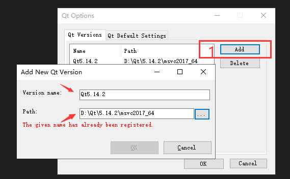 VS2019+Qt5.14.2创建项目时报错Unable to find a Qt Build_qt安装的时候显示无法创建目录-CSDN博客