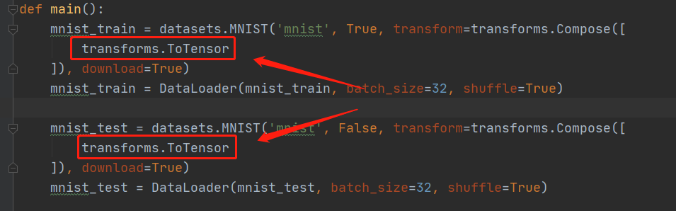 Typeerror Totensor Takes No Arguments Csdn博客
