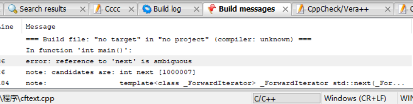 关于reference to ‘XXXX’ is ambiguous的解决办法_[error] reference to 'next' is ambiguous-CSDN博客