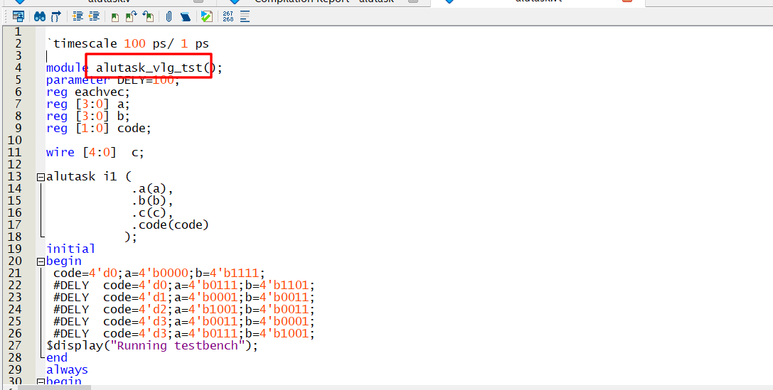 FPGA学习笔记Project基于Quartus Prime和ModelSim任务task的使用_quartus prime 固定tasks-CSDN博客
