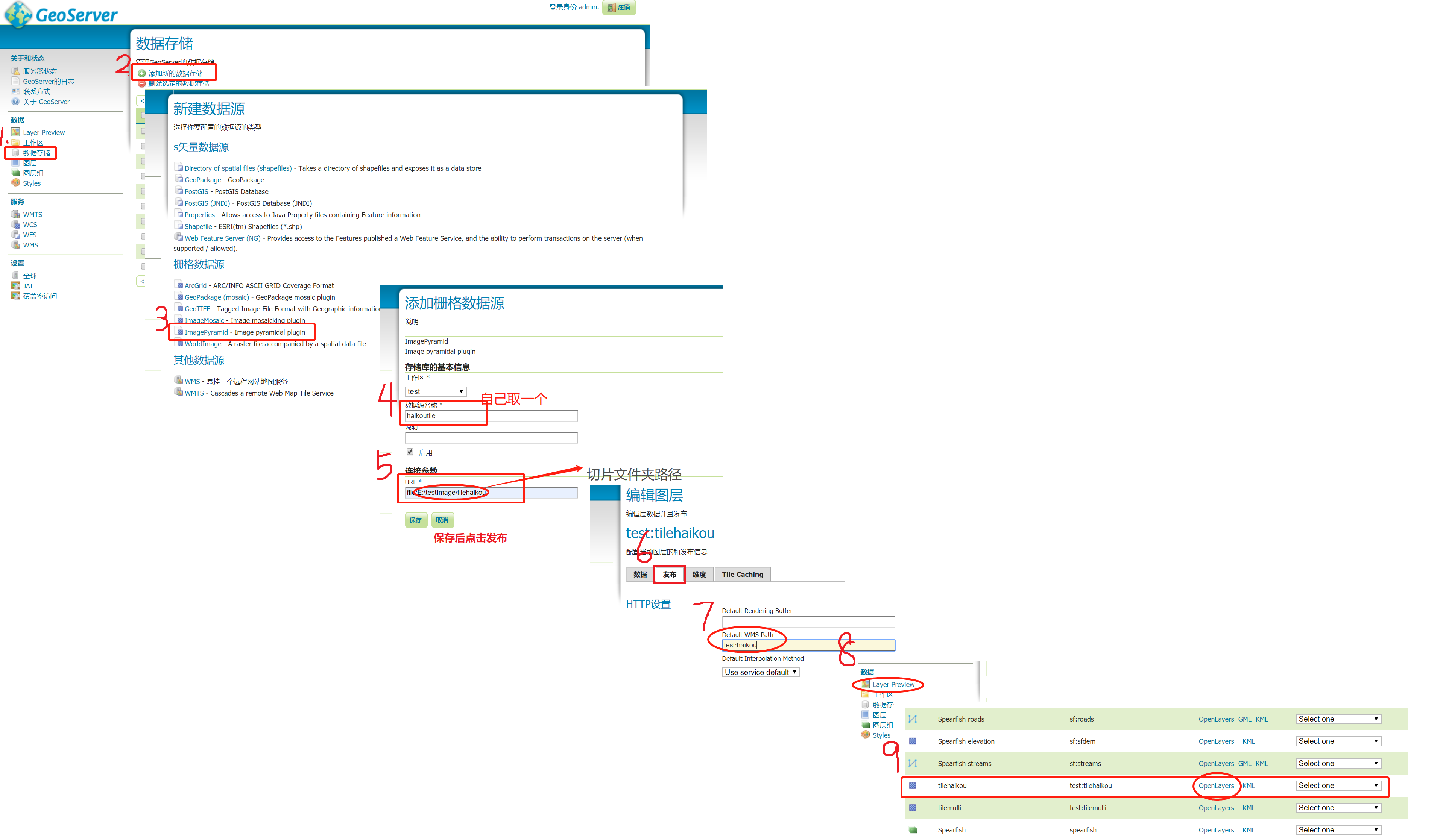 geoserver上传切片影像，并在网页中调用WMS服务以显示高清tiff影像_geoserver 影像切片 不执行-CSDN博客