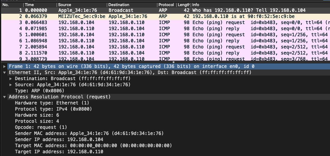 实验3.利用Wireshark分析ARP协议_arp抓包实验报告-CSDN博客
