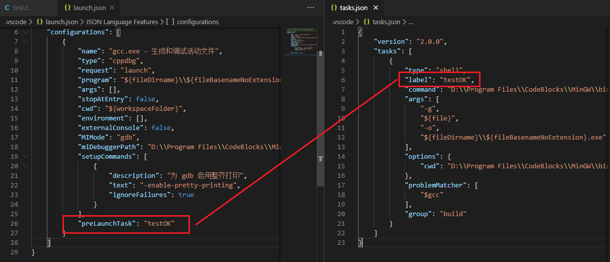 Vscode配置cc运行调试环境lanchjson配准python和c Csdn博客 