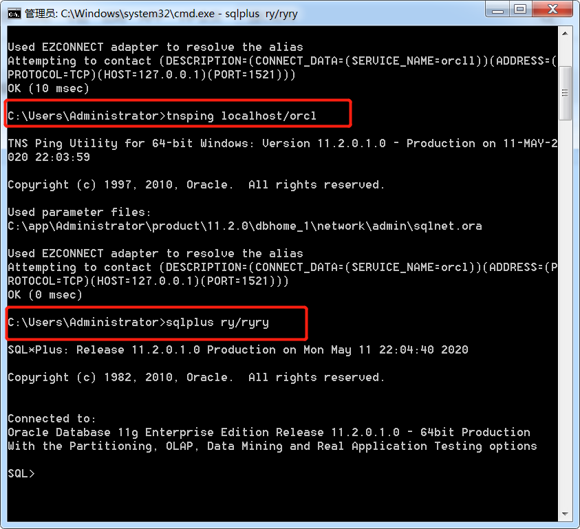 window下用tnsping测试ip和实例能否连通oracle数据库_windows tnsping-CSDN博客