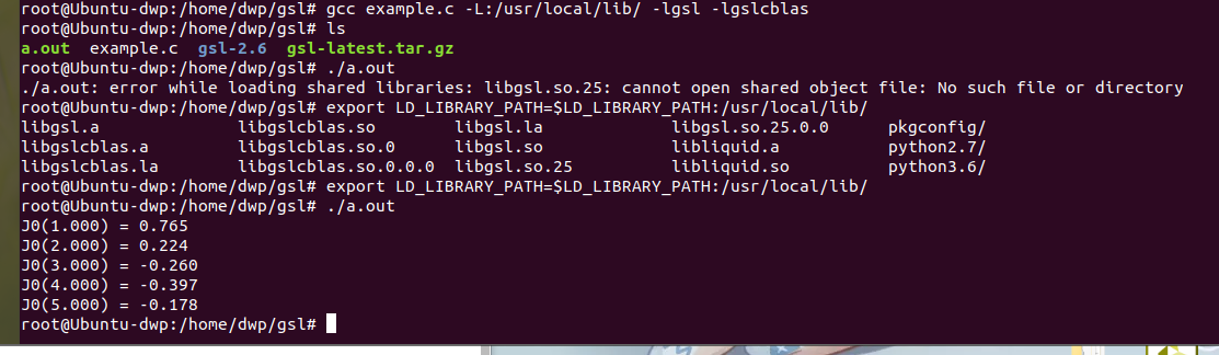 GNU/LINUX科学计算库GSL安装_gnu scientific library-CSDN博客