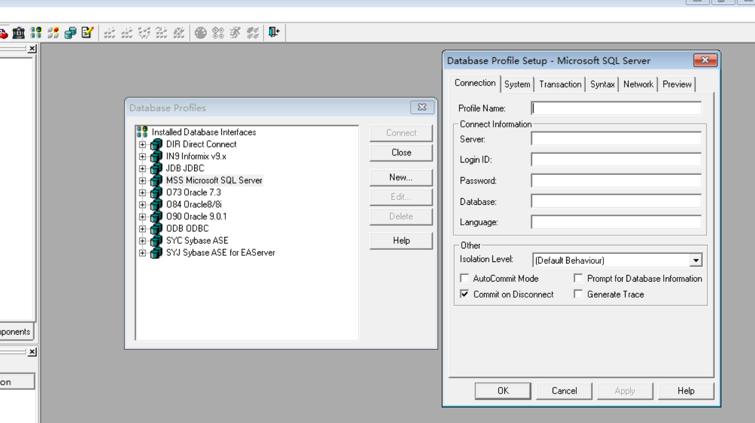 PB9连接数据源的时候报unable to load the requested Database inferface.please make sure both the install ...
