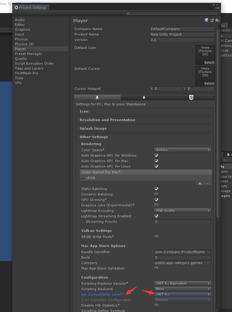 Unity——PC显示屏分辨率动态修改_apicompatibilitylevelperplatform-CSDN博客
