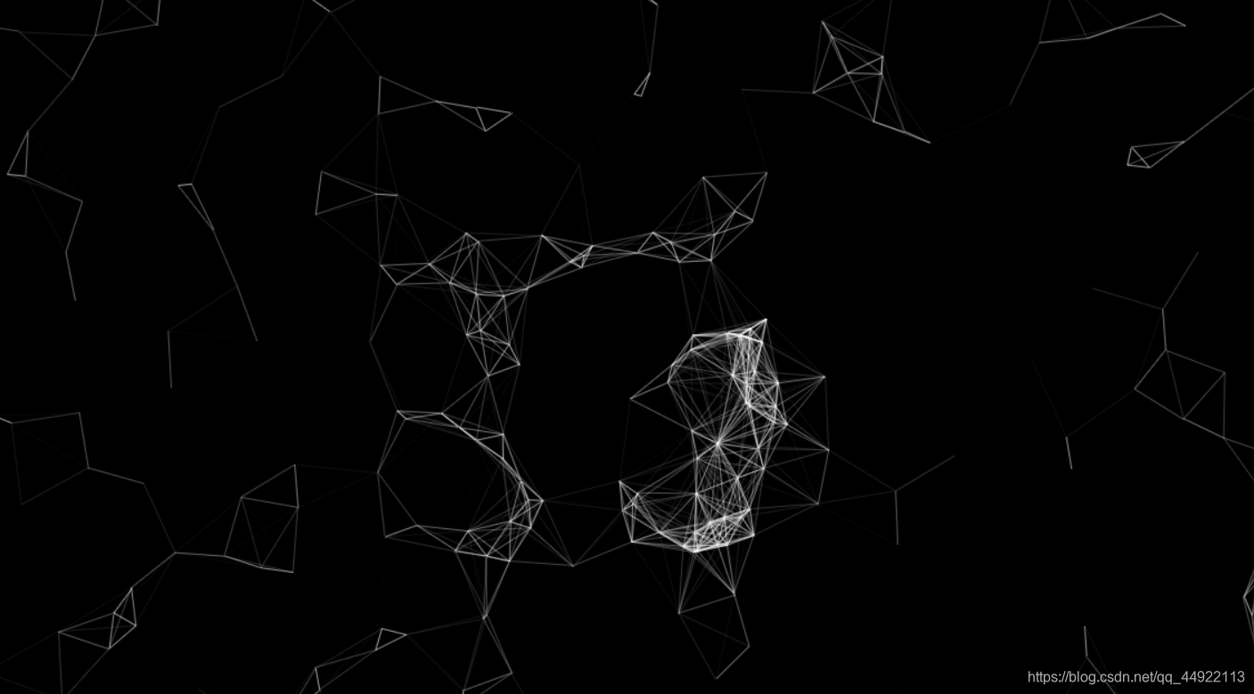 前端:原生js实现粒子效果前端实现超粒子 Csdn博客