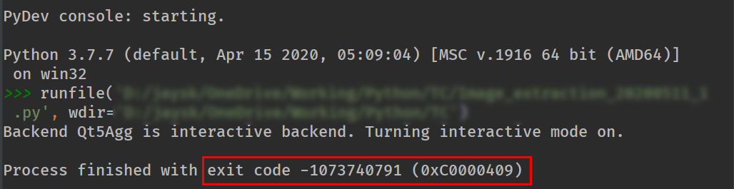 关于PyCharm中遇到exit code -1073740791 (0xC0000409)的问题及其解决方法-CSDN博客