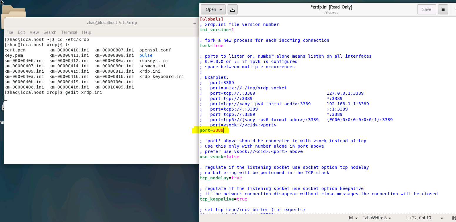 更改xrdp，默认的3389端口_xrdp端口-CSDN博客