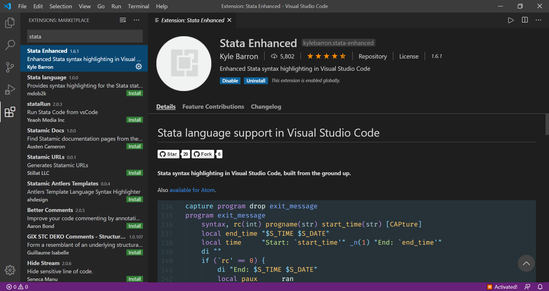 在VS Code中编辑和运行stata的do-file_怎么在vscode中 运行 stata-CSDN博客