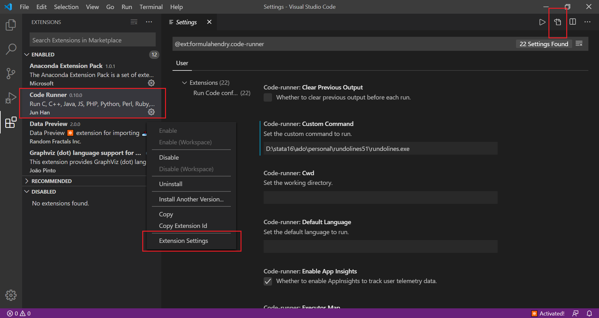 Edit and run stata's do-file in VS Code - Programmer Sought