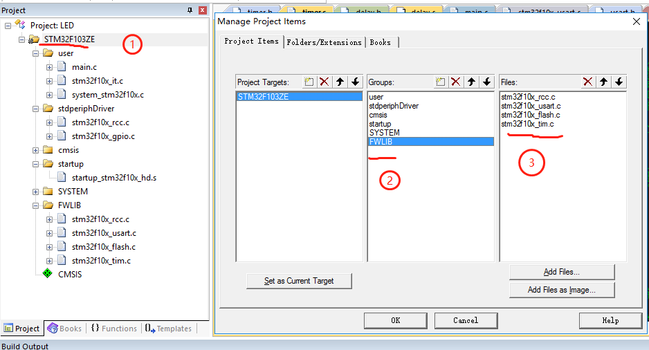 Undefined symbol TIM_ClearITPendingBit (referred from timer.o ...