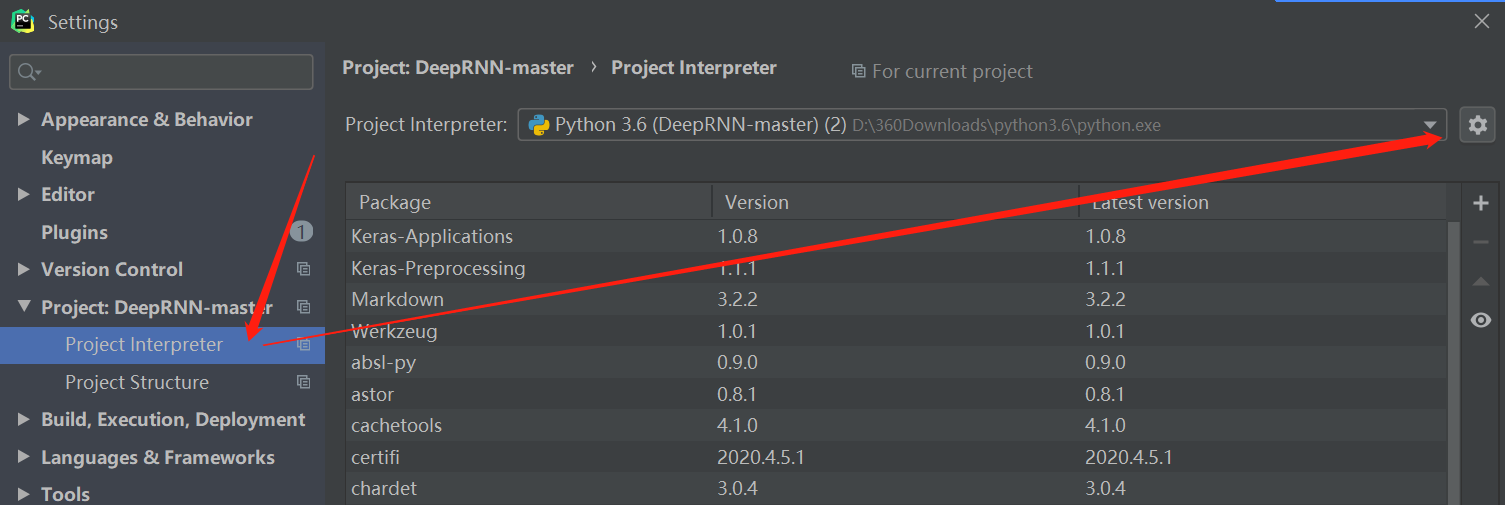 pycharm中python3.7环境改为3.6_python3.6 对应的pyyaml的版本-CSDN博客