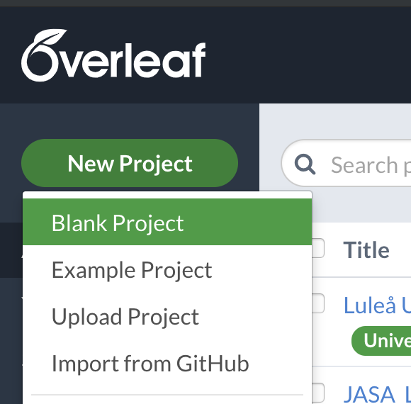 [翻译] 在 Overleaf 中创建文档_如果我想用overleaf 写一个自己平时用的文档怎么办-CSDN博客