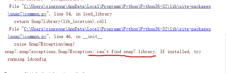 完美解决python-snap7的报错问题：can't find snap7 library；[WinError 193] %1 不是有效的 Win32 应用程序_snap7安装报错-CSDN博客