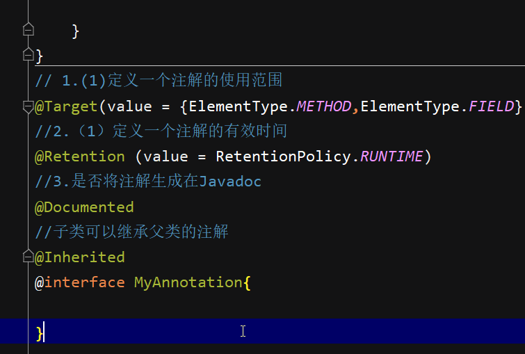 Java 注解（入门篇） 内置注解 元注解 自定义注解_元 comments-CSDN博客
