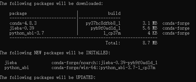 Anaconda-Python安装jieba库_anaconda 安装jieba-CSDN博客