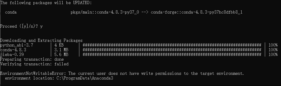 Anaconda-Python安装jieba库_anaconda 安装jieba-CSDN博客